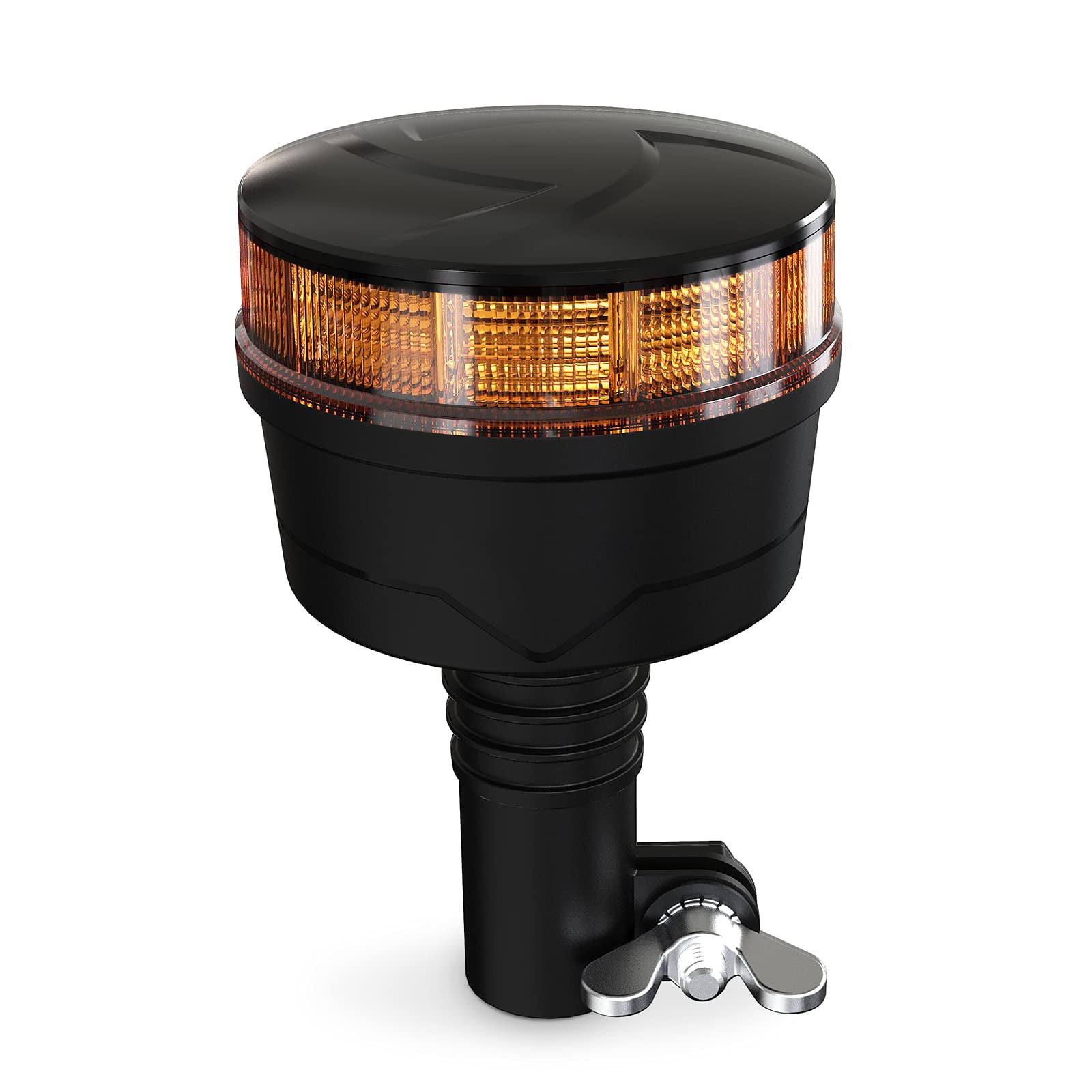 Agrieyes Amber Beacon Light 3.6Inch, Flashing Safety Warning Lights ...