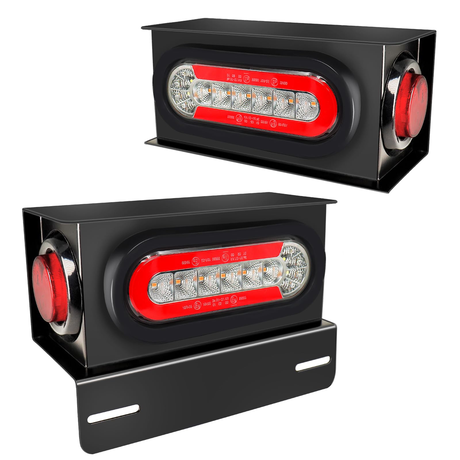 Agrieyes Sequential Turn Signal RRF12 Trailer Lights, Oval LED Trailer ...