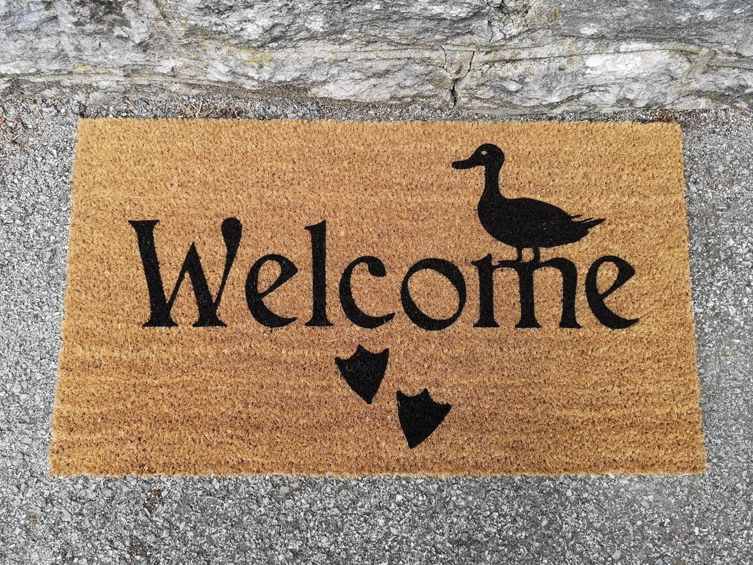Agriism Duck Welcome Door Mat with Duck Doormat Welcome Mats for Front ...