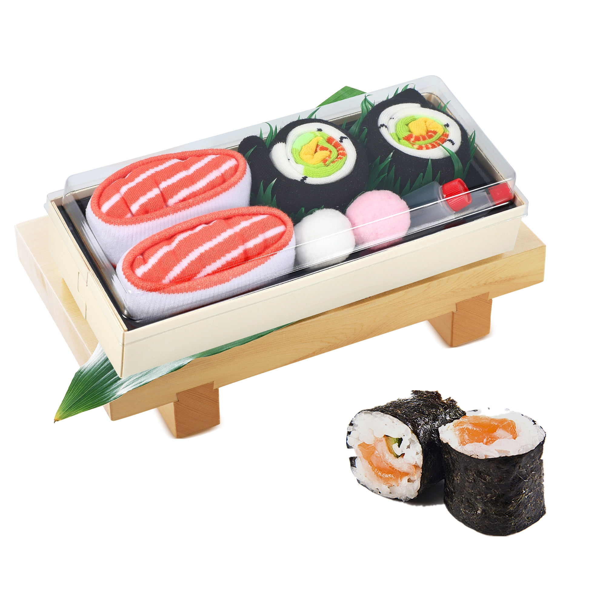 Agrimony Funny Sushi Socks Box for Men Teens Novelty Food Socks Funky ...