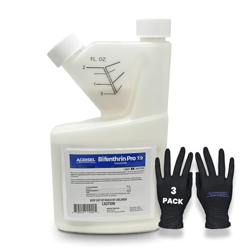Agrisel Bifenthrin Pro 7.9 Insecticide, Plant Safe, 16 oz + Gloves - Walmart.com