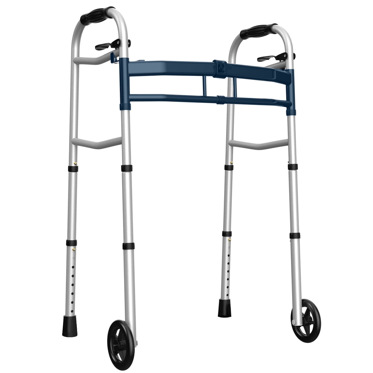 Agrish Narrow Mobility Walker for Small Doorways - Adjustable Width (20"-25") & Height (32"-41 ...