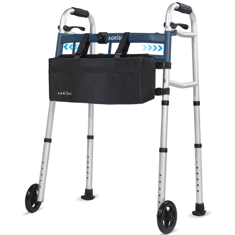 Agrish Narrow Walkers with Storage Bag - Adjustable Width & Height, 350 ...