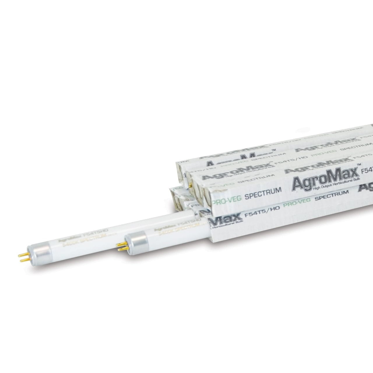 AgroMax 8-Pack 4 Foot (45.75") 5,400K Super Veg T5 Fluorescent Grow Light Bulbs - (8) F54T5HO ...