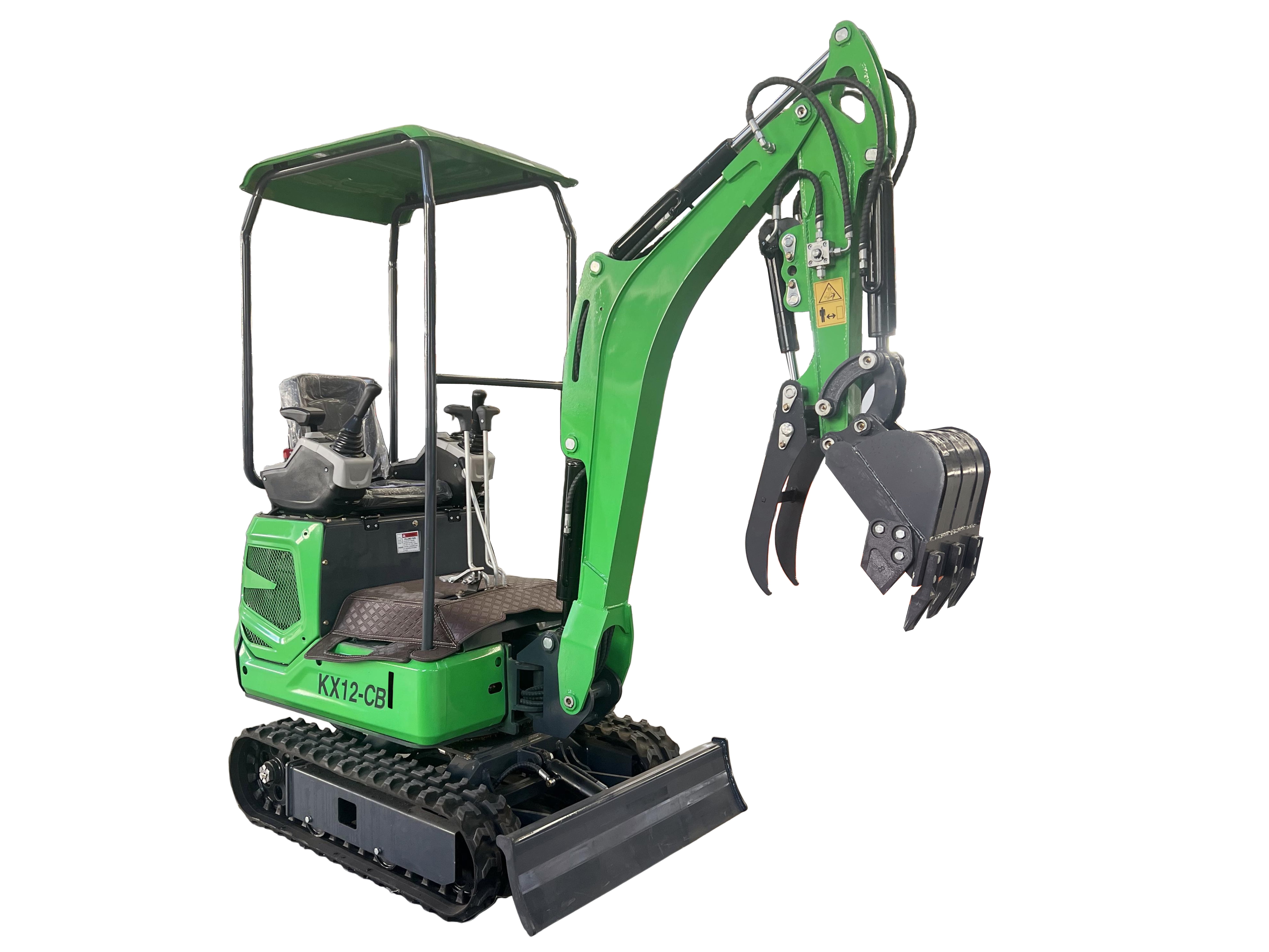 Agrotk 1 Ton B&S Engine Mini Small Excavator, Side Swing, Hydraulic Thumb, Pilot Control | AGT ...