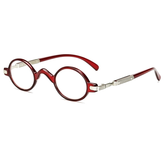 Agstum Classic Small Oval Reading Glasses Lightweight Plastic Retro ...