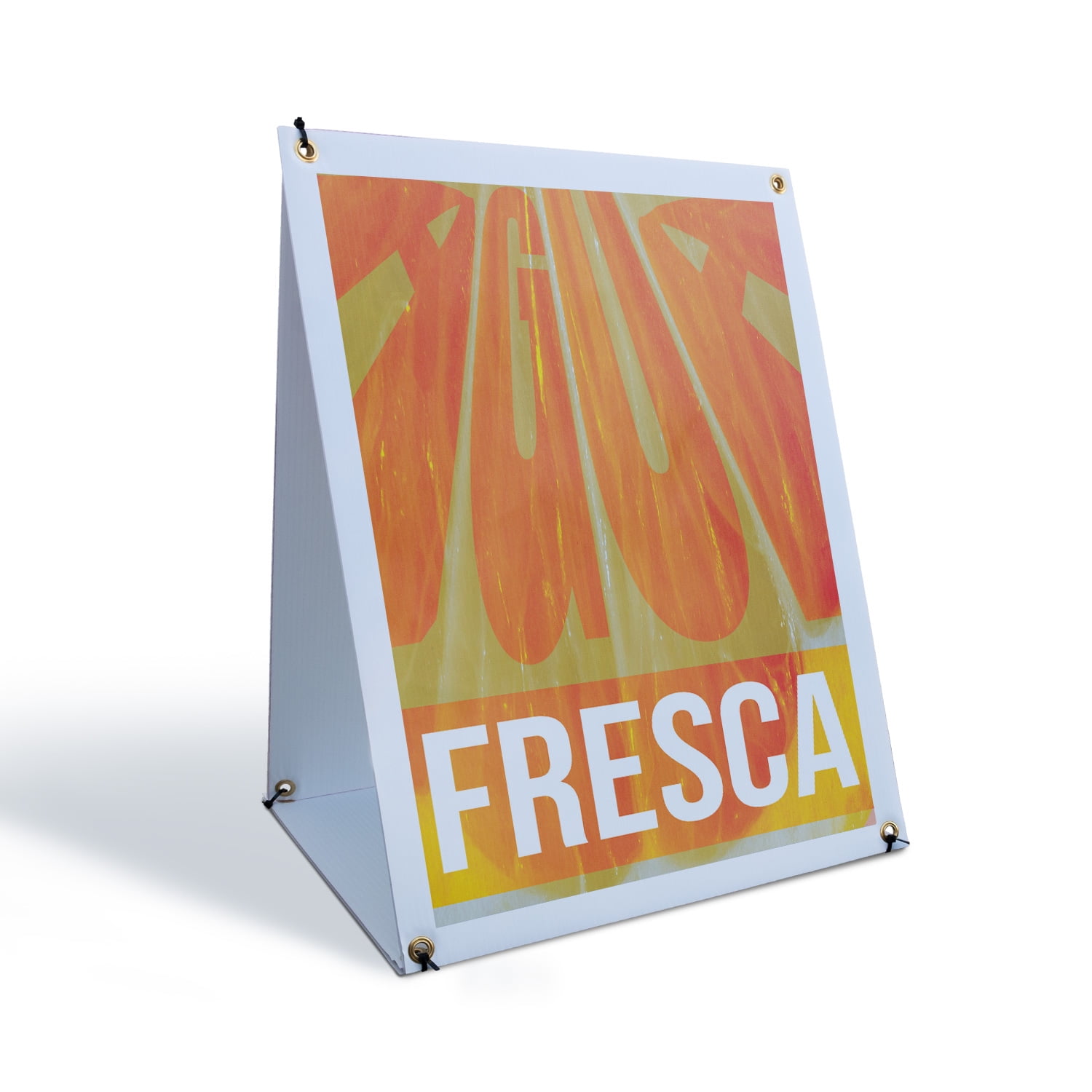 Agua Fresca Sidewalk Sign 24 Inch x 36 Inch A-Frame Images On Both ...