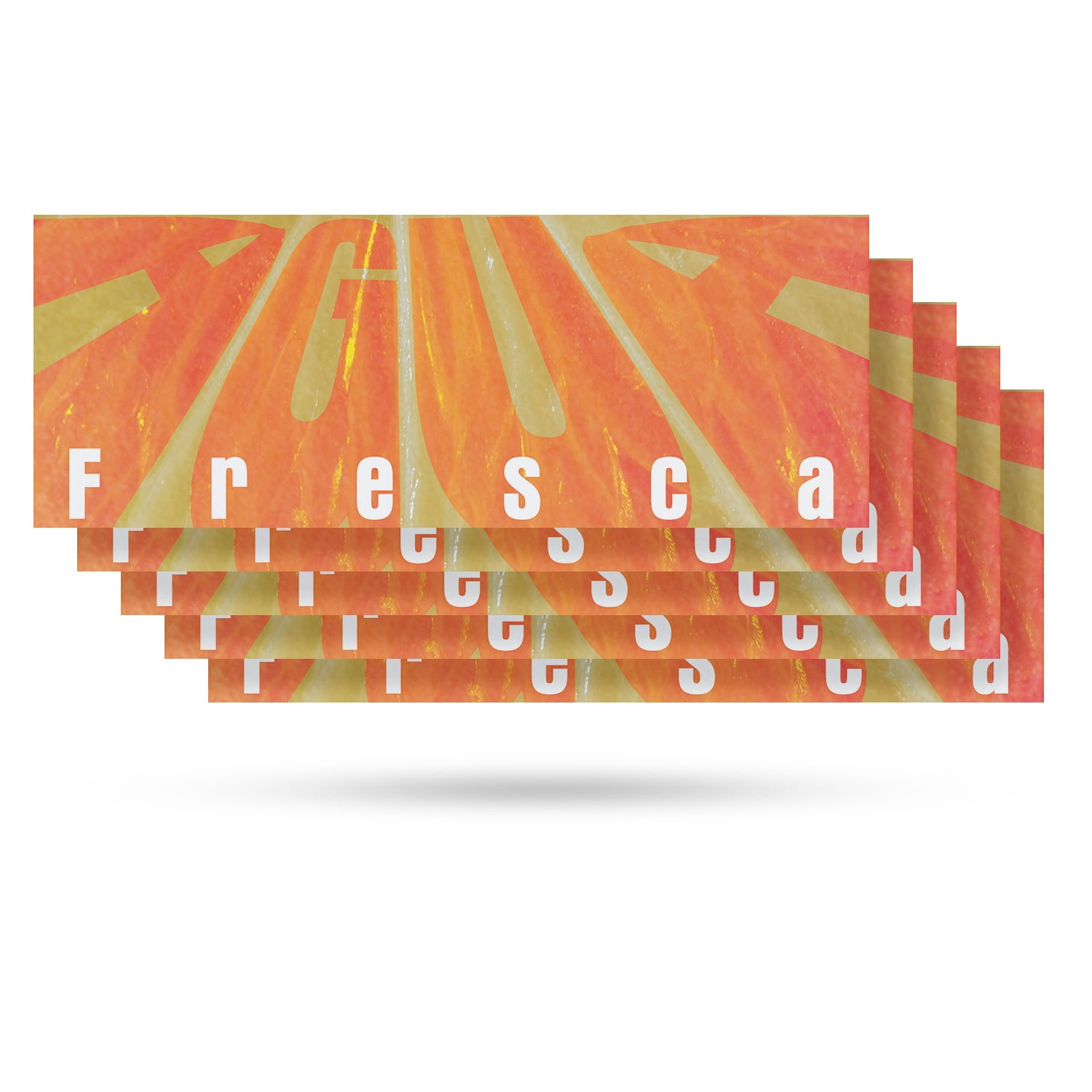 Agua Fresca Vinyl Decal 5 Pack of 24 Inch x 9 Inch Weatherproof Heavy ...