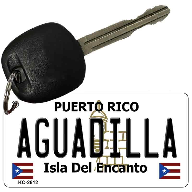 Aguadilla Puerto Rico Flag Novelty Aluminum Key Chain KC-2812 3" x 1.5 ...