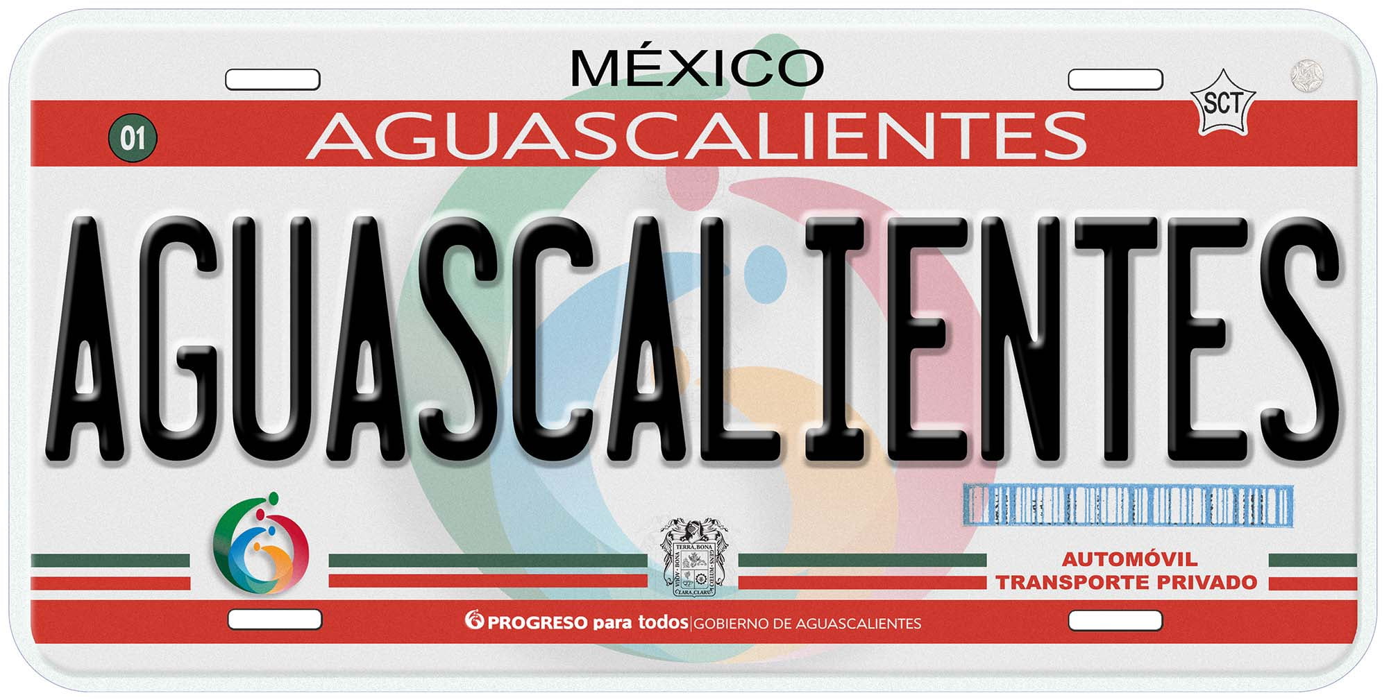 Aguascalientes Mexico Novelty Car License Plate - Walmart.com