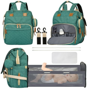 DEBUG Baby Diaper Bag with Changing Station, Baby Shower Gifts - 30L Dual-Use Baby Bag for Girl ...