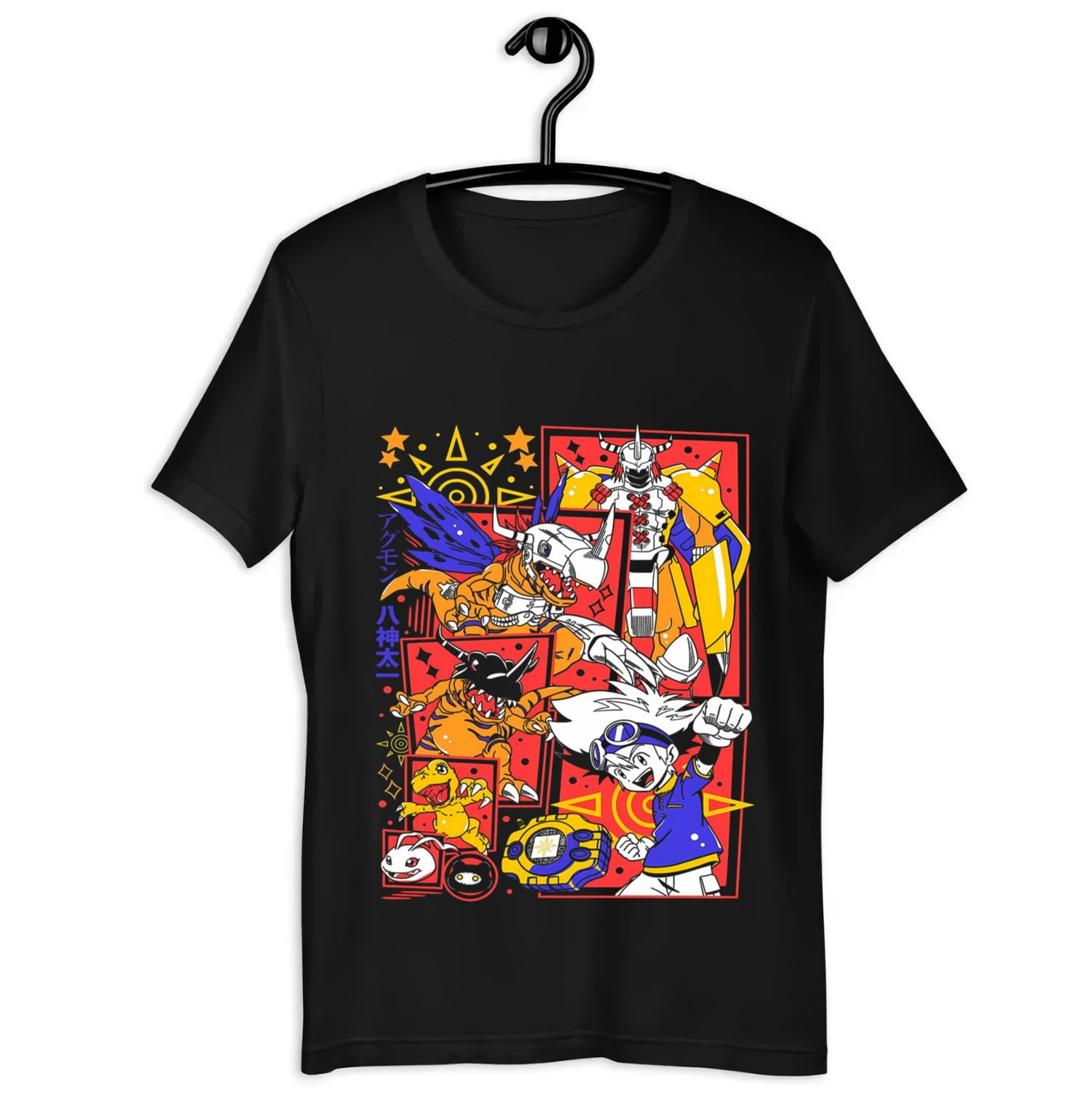 Agumon Adventure T-shirt Veemon Digimon Adventure Omnimon Anime Tee ...
