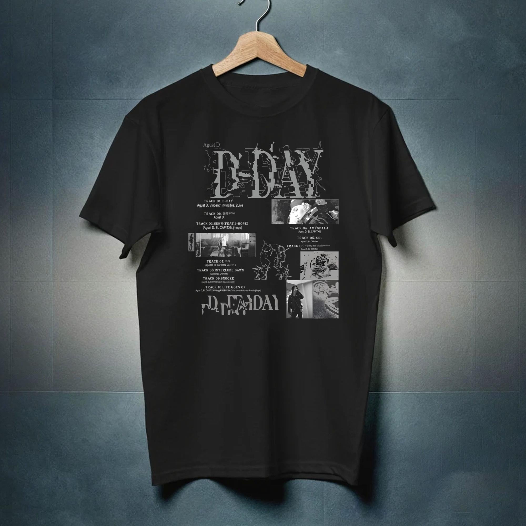 Agust D T-Shirt D Day Album Tracklist Shirt Agust D World Tour Shirt Suga On-TH28762 - Walmart.com