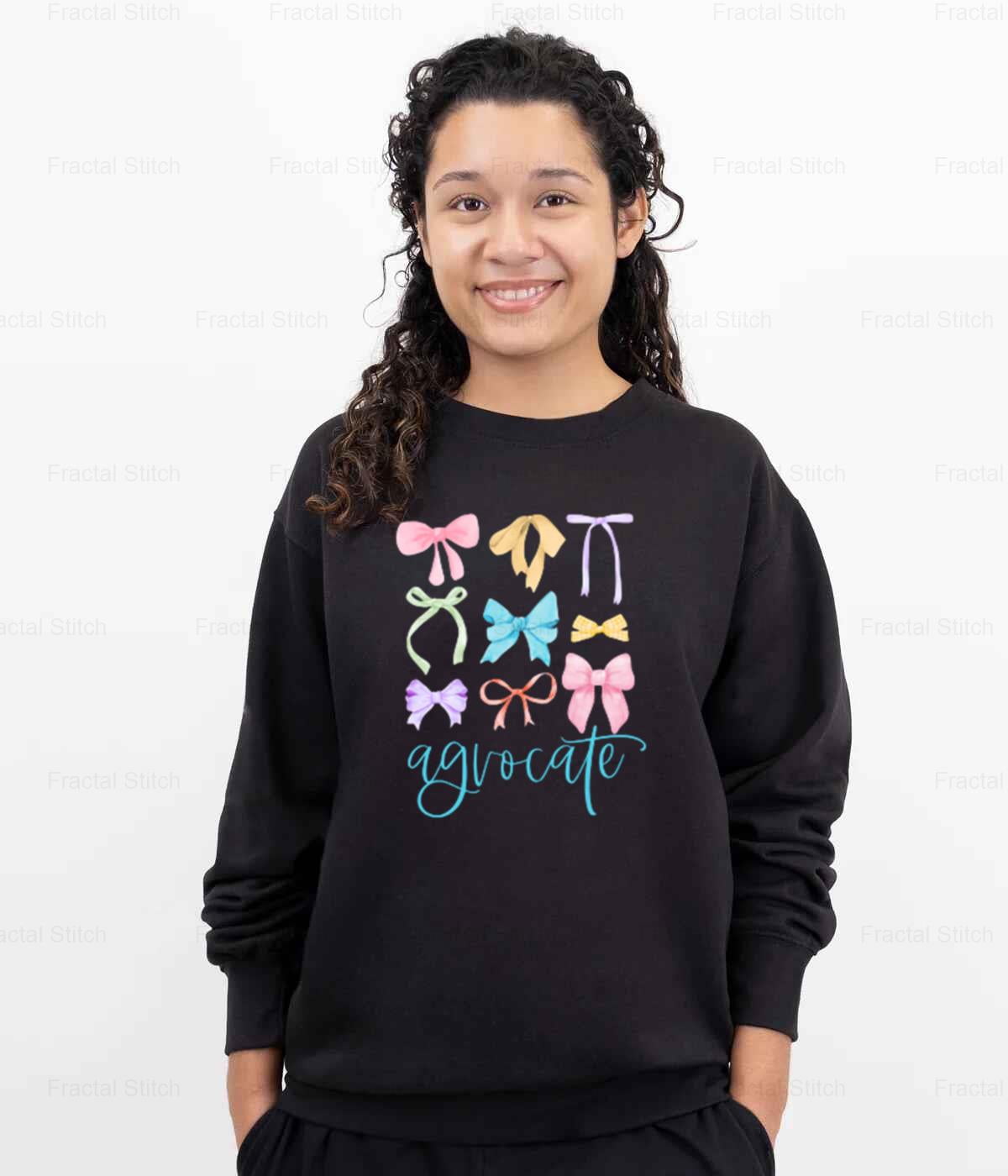 Agvocate Multicolor Bow Agriculture Advocate Farming Supporter ...