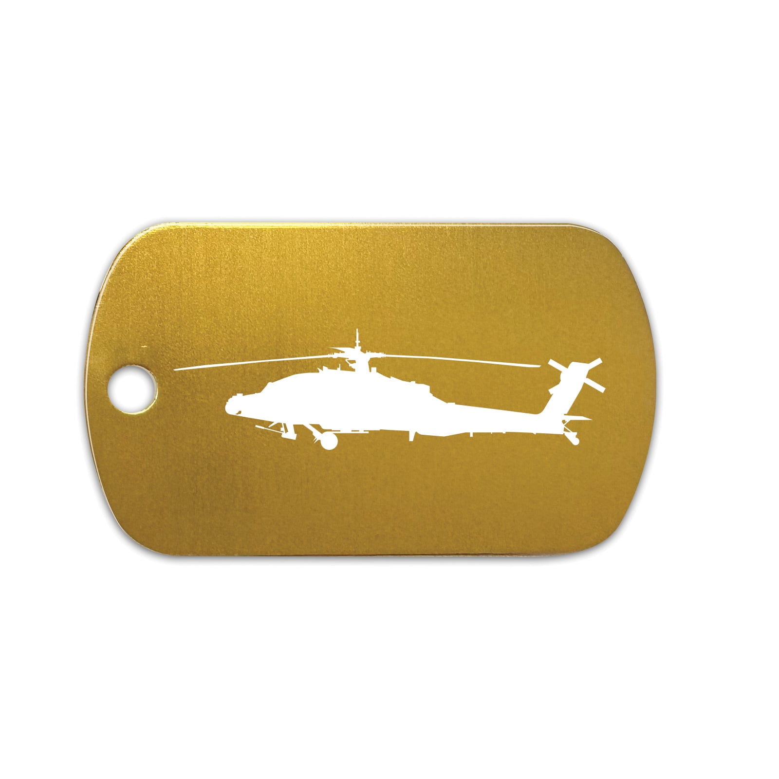 Ah-64 Apache GI Dog Tag Aluminum Keychain f4 military monster ...