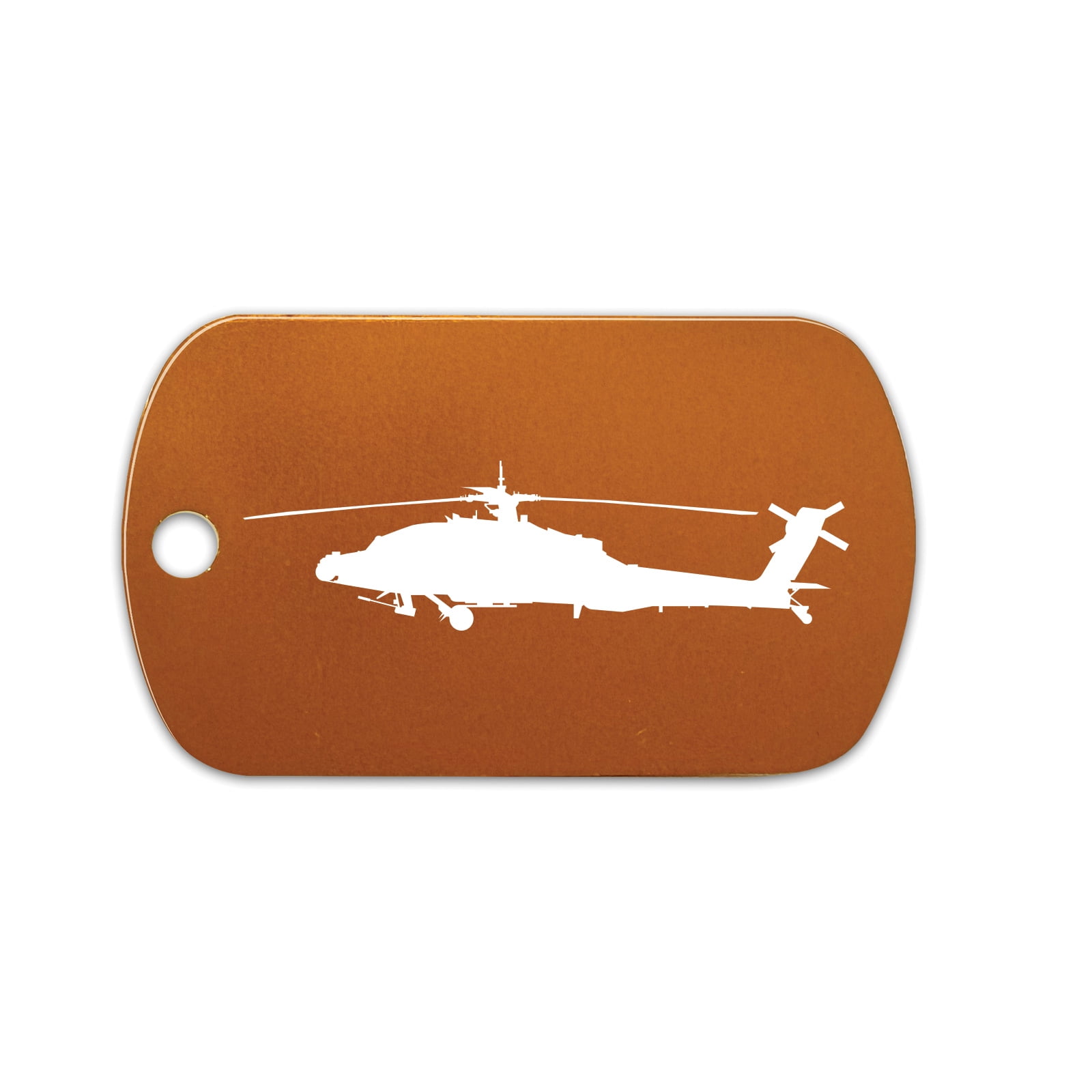 Ah-64 Apache GI Dog Tag Aluminum Keychain f4 military monster ...