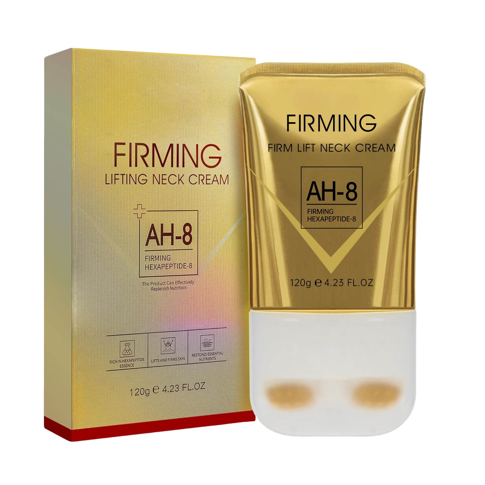 Ah-8 Firming Neck Cream Firming Neck Cream with Roller - Anti-Aging ...