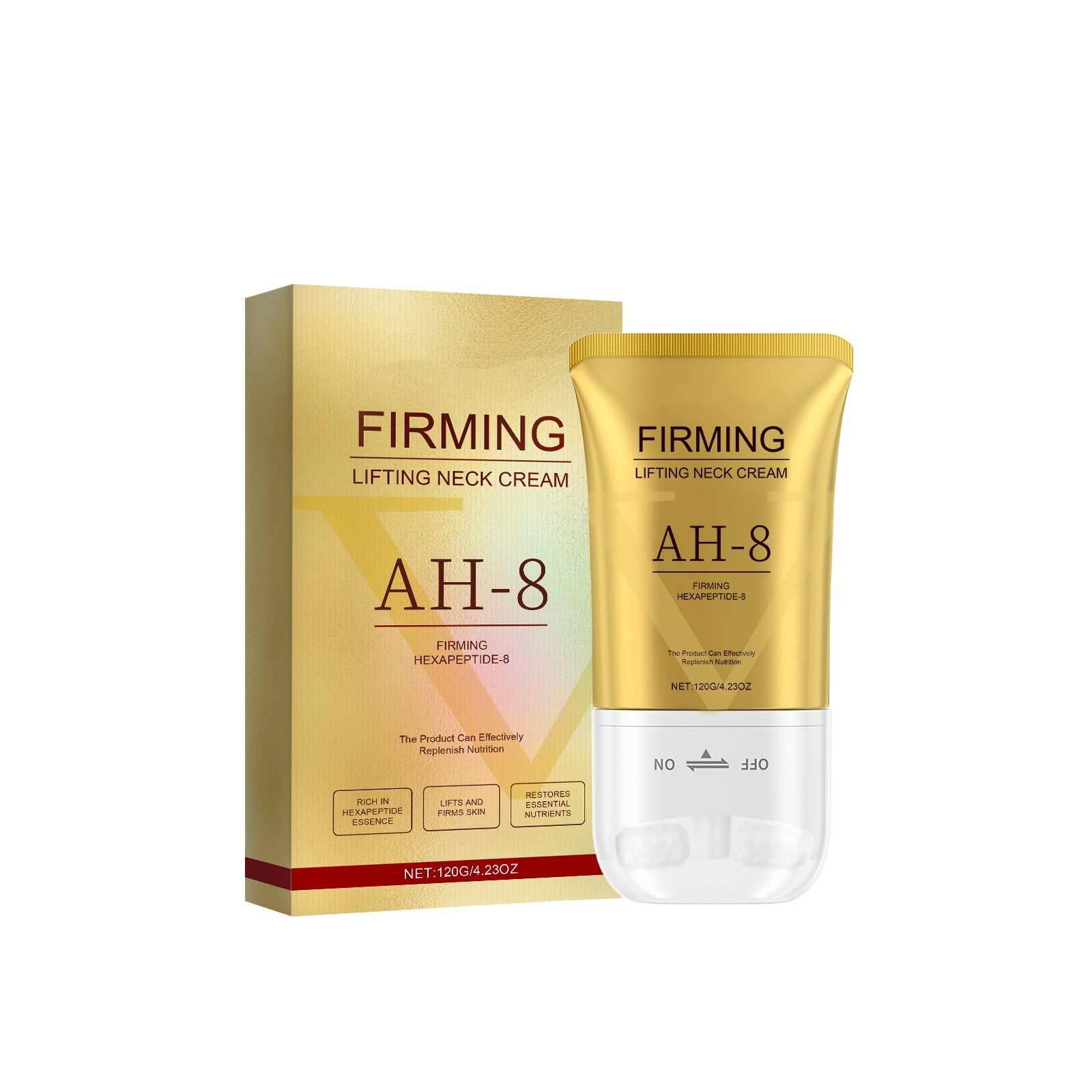Ah-8 Firming Neck Cream Firming Neck Cream with Roller - Anti-Aging ...