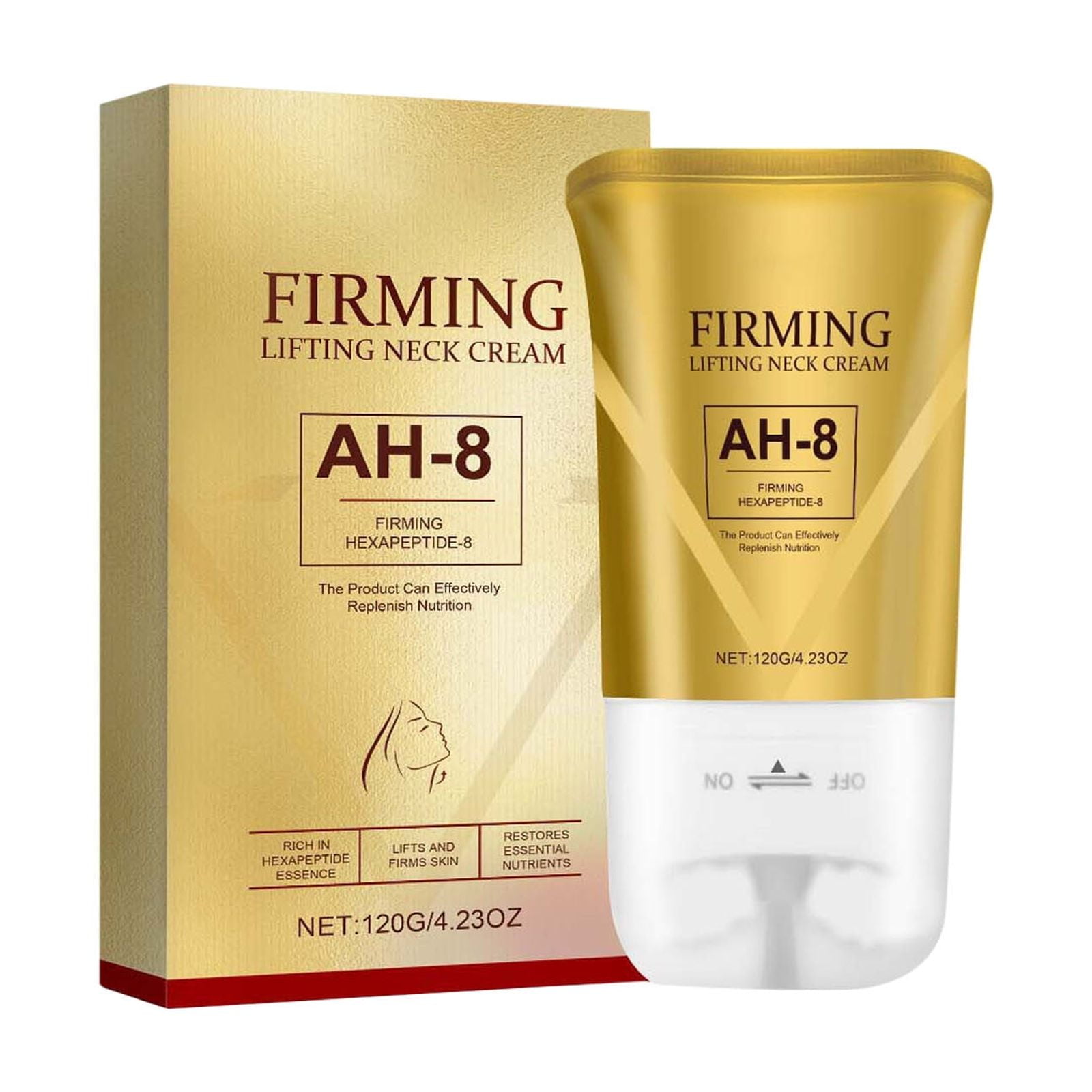 Ah-8 Neck Cream Lift And Firming Cream with Roller - Anti-Aging ...
