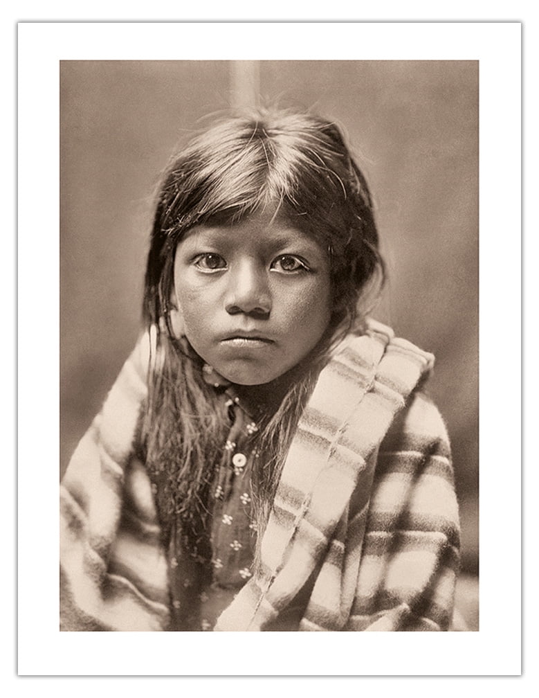 Ah Chee Lo - Portrait of a Child - The North American Indians - Vintage ...