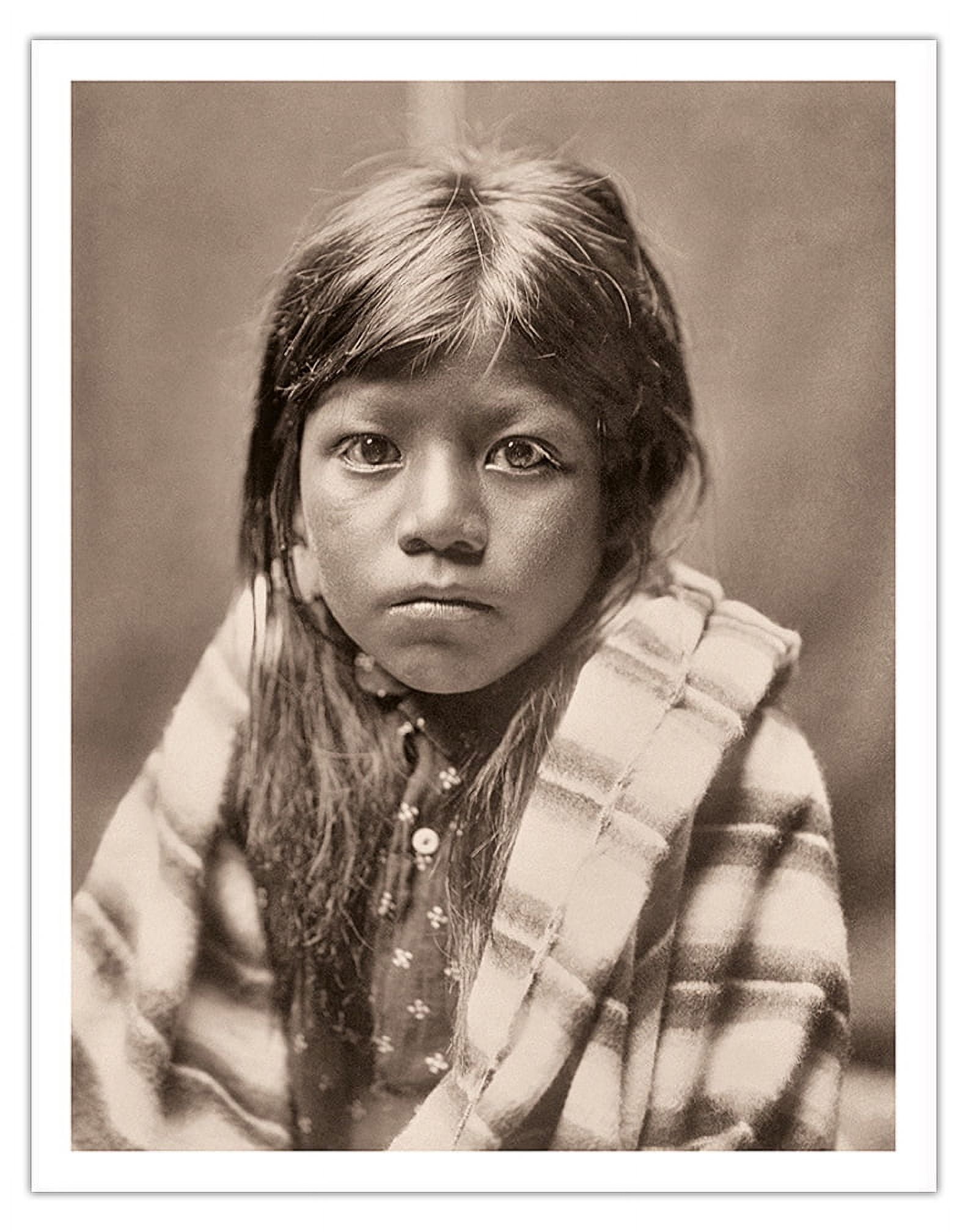 Ah Chee Lo - Portrait of a Child - The North American Indians - Vintage ...