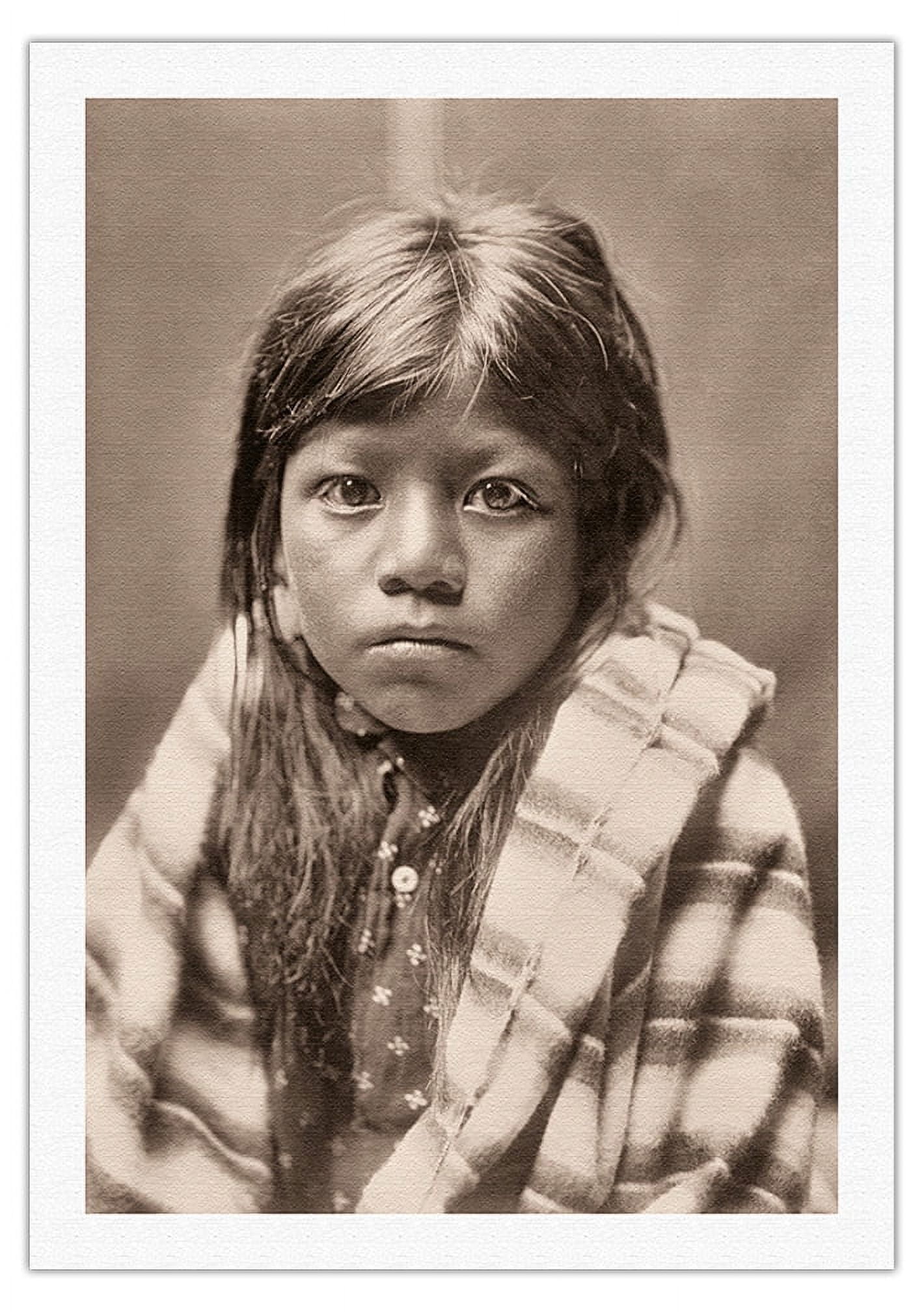 Ah Chee Lo - Portrait of a Child - The North American Indians - Vintage ...
