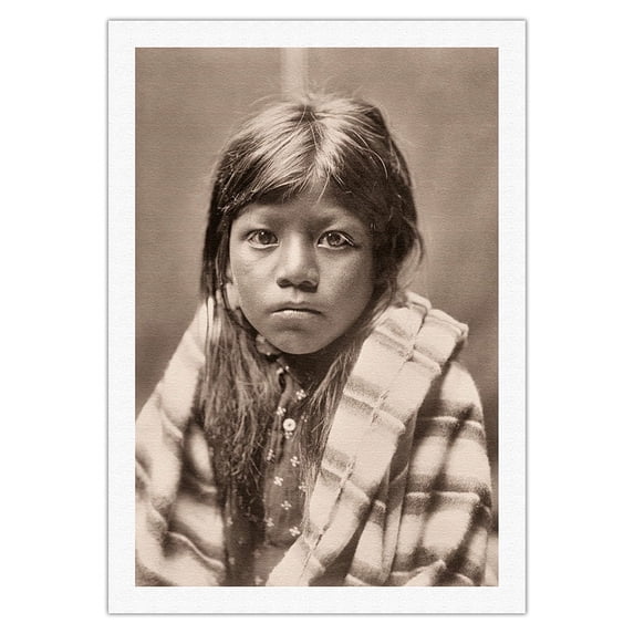 Ah Chee Lo - Portrait of a Child - The North American Indians - Vintage ...