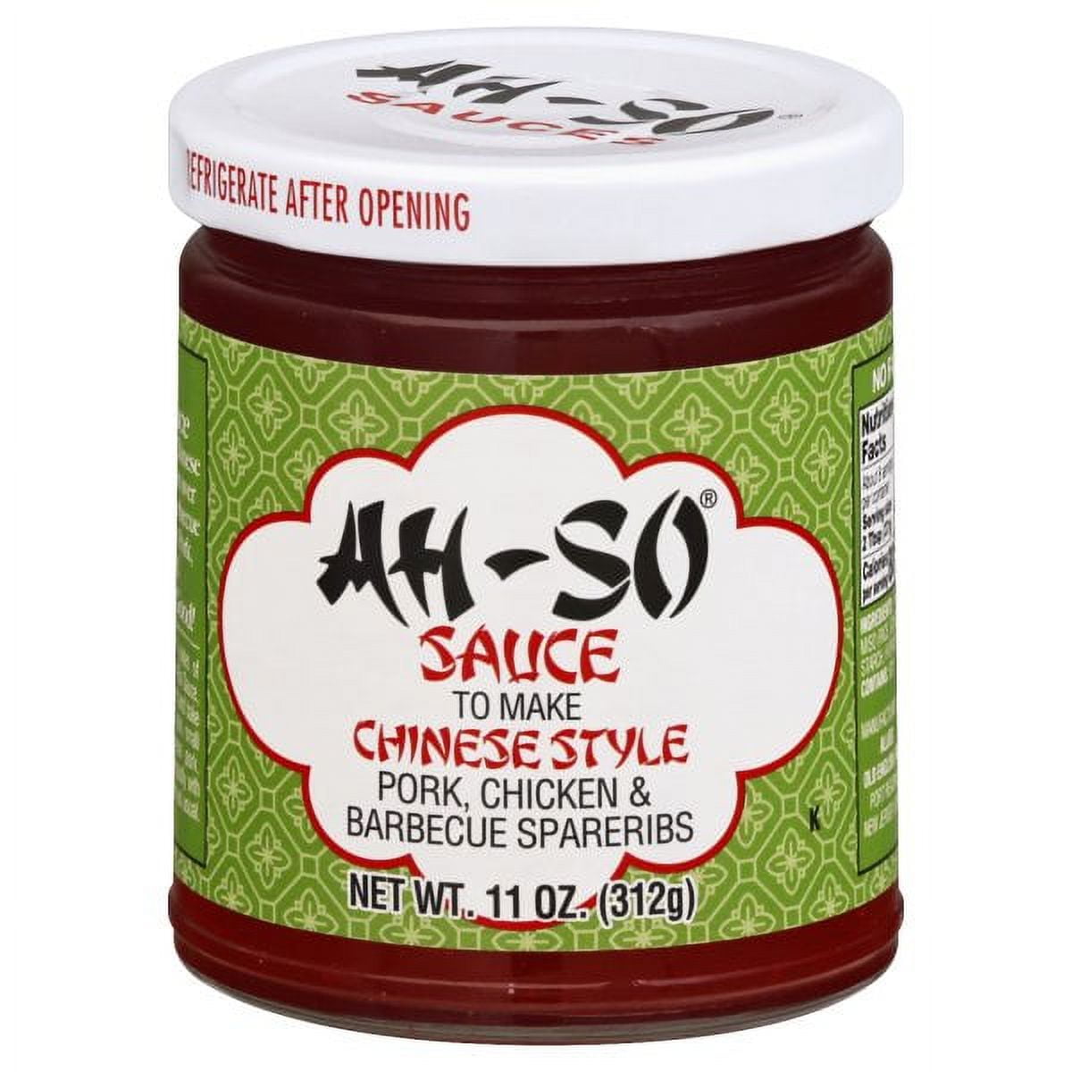 Ah-So Authentic Chinese Style BBQ Sweet Sauce 11oz, Ideal for Pork ...