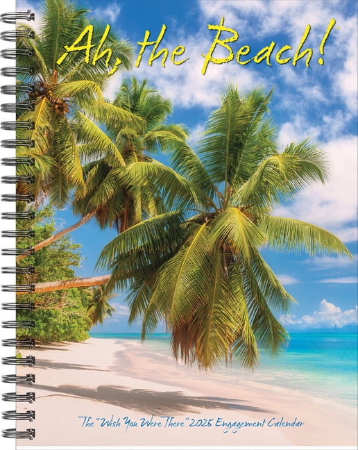 Ah, the Beach! 2025 6.5 X 8.5 Engagement Calendar, (Paperback ...