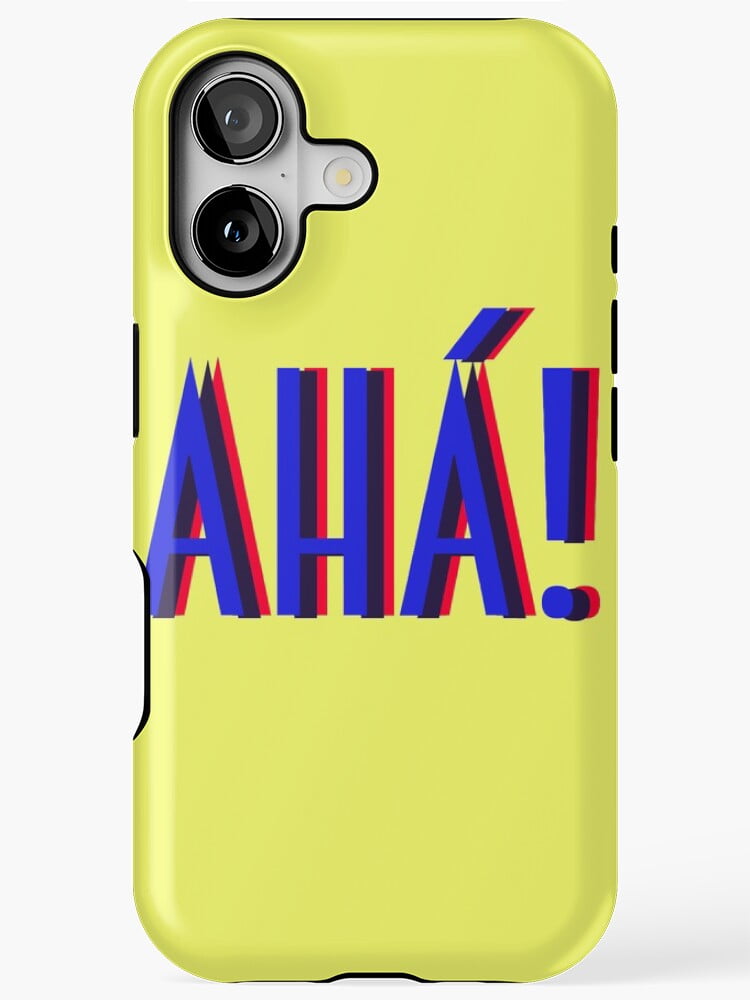 Aha Funny Meme Inspired Bold Typography Minimalist Pop Culture Quote ...