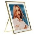 AhaGo Golden Metal Glass Floating Picture Frame, 10x12 for 9x11, 8x10 ...