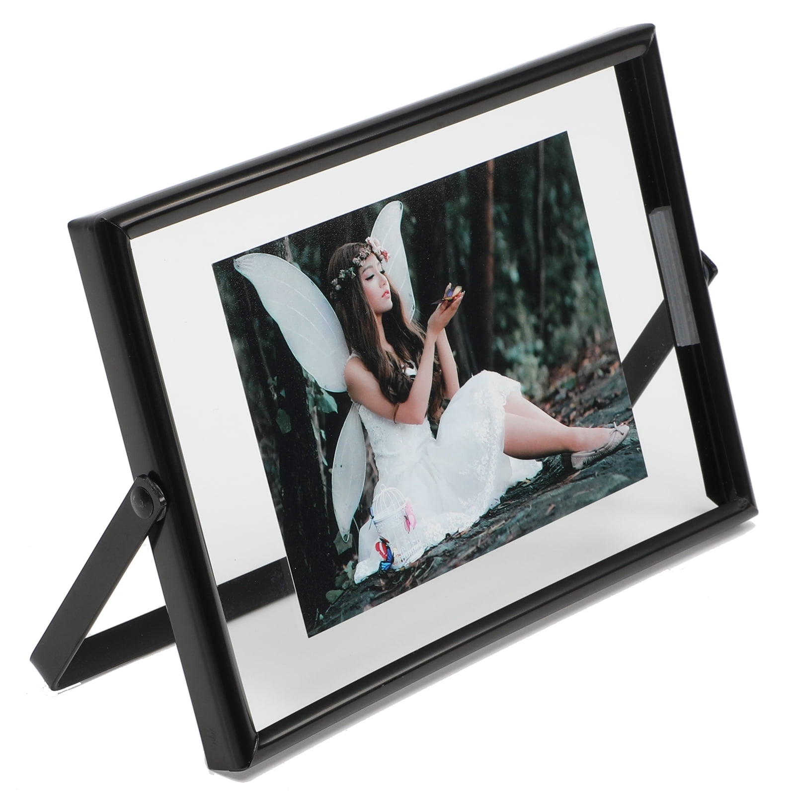 AhaGo 4x6 Black Floating Picture Frame, Horizontal, For Photo 4x6, 3 ...