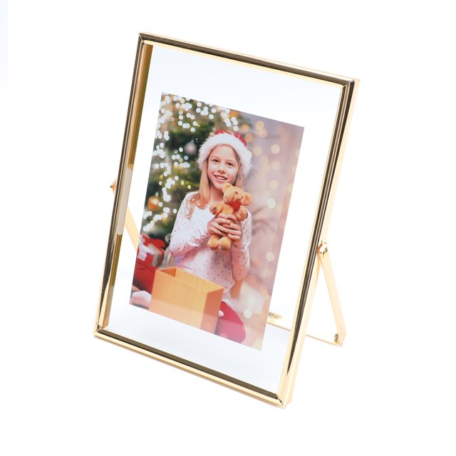 AhaGo 5x7 Gold Floating Picture Frame, for Photo 4x6, 3.5x5, 2x3 ...