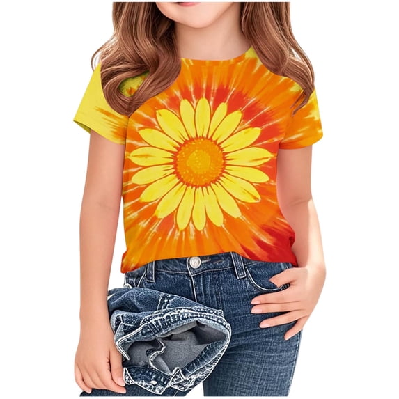 Ahabrexf Birthday Party T-shirt for Kids, Graphic Print Round Neck ...