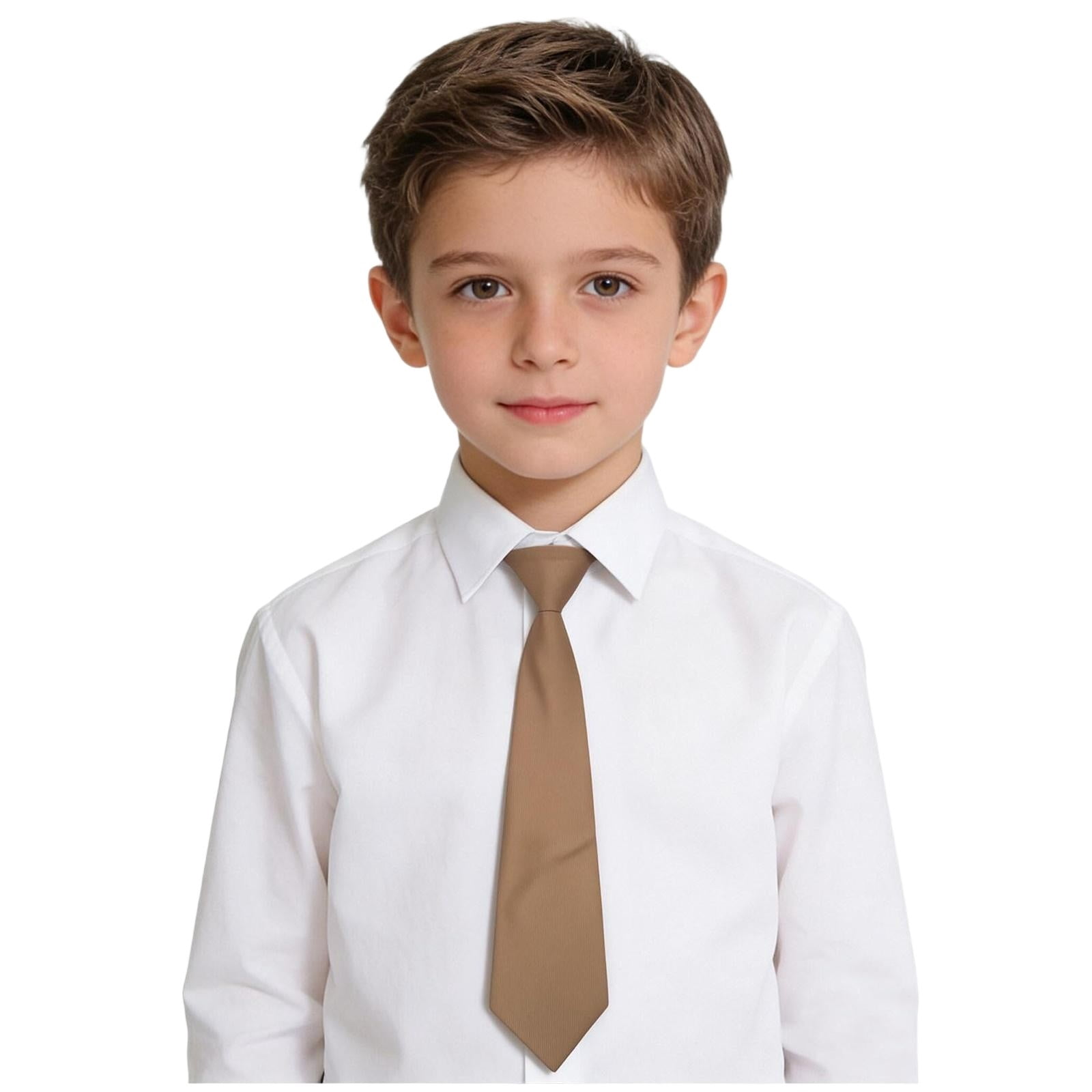 Ahabrexf Boys Tie Children's School Uniform Shirt, College Style Formal ...