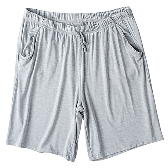 Ahabrexf Casual Home Shorts for Men, Quarter Length, Drawstring Waist ...