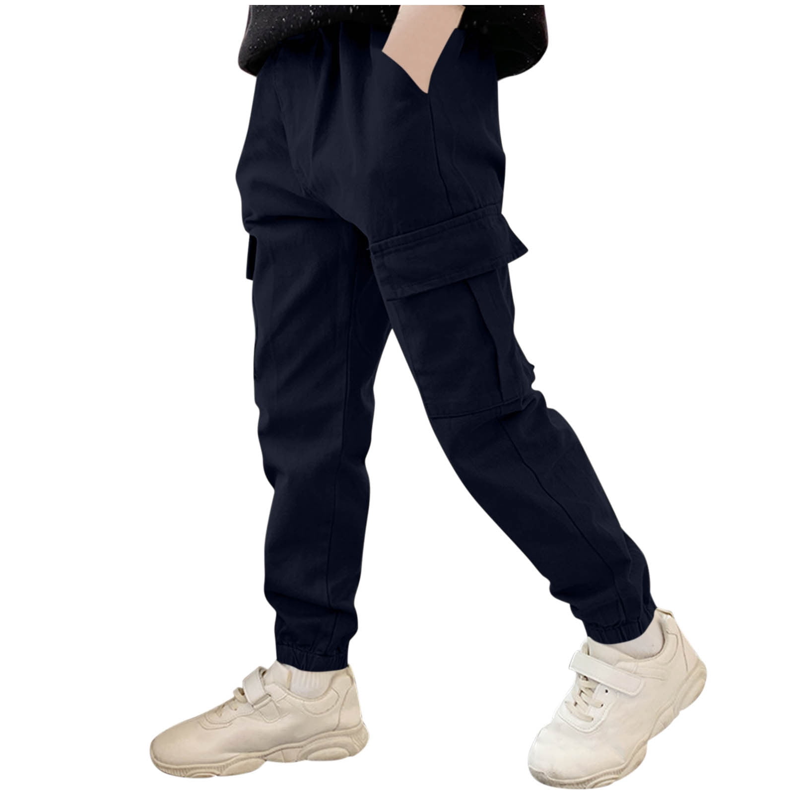 Ahabrexf Fashion Children Pants Men Work Pants Children Pocket Guard ...