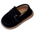 Ahabrexf Girls' English Style Flat Soft-Soled Fashion Shoes for Middle ...