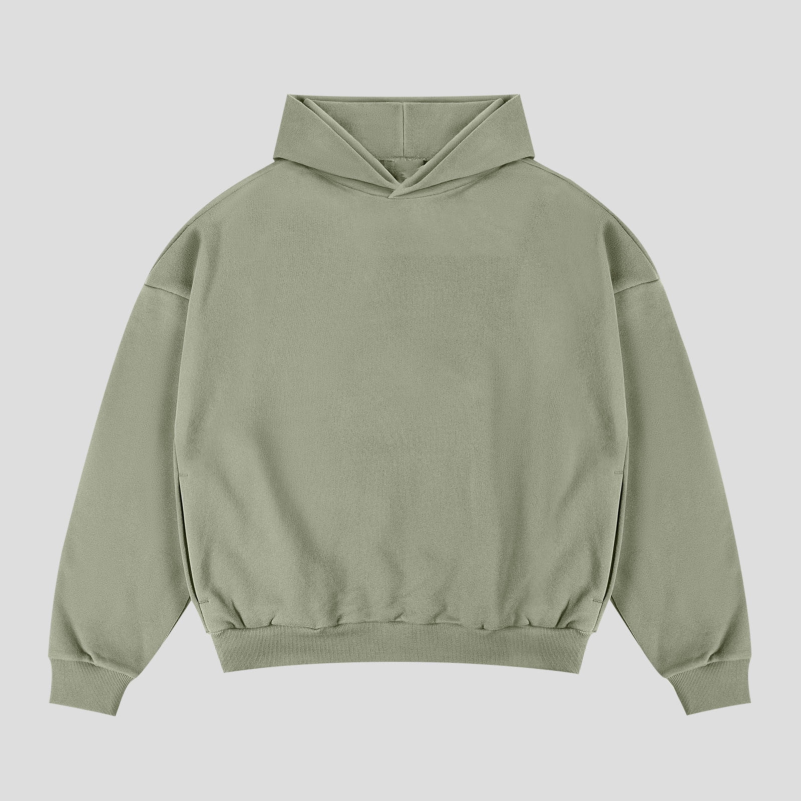 Ahabrexf Hoodie for Men Men Solid Long Sleeve Shoulder Drop Pullover ...