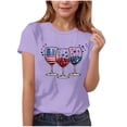 Ahabrexf Independence Day Children's Short Sleeve Round Neck T-shirt ...