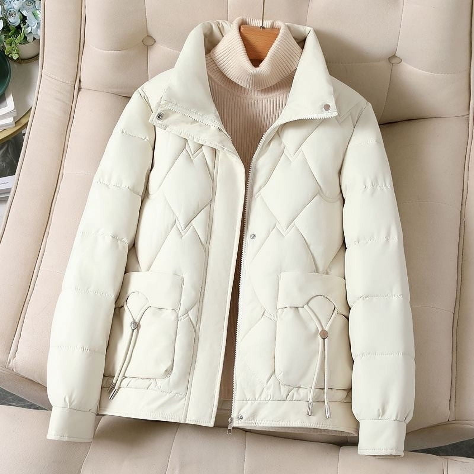 Ahabrexf Jackets for Women Women's Casual Colored Long-Sleeved Jacket ...