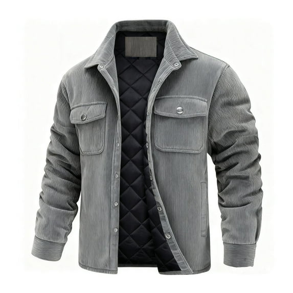 Ahabrexf Long Coat Men,Men's Button Overcoat Solid Long Sleeve Flap ...