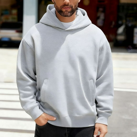 Ahabrexf Men's Everyday and Fashionable Classic Hue Pattern Long ...