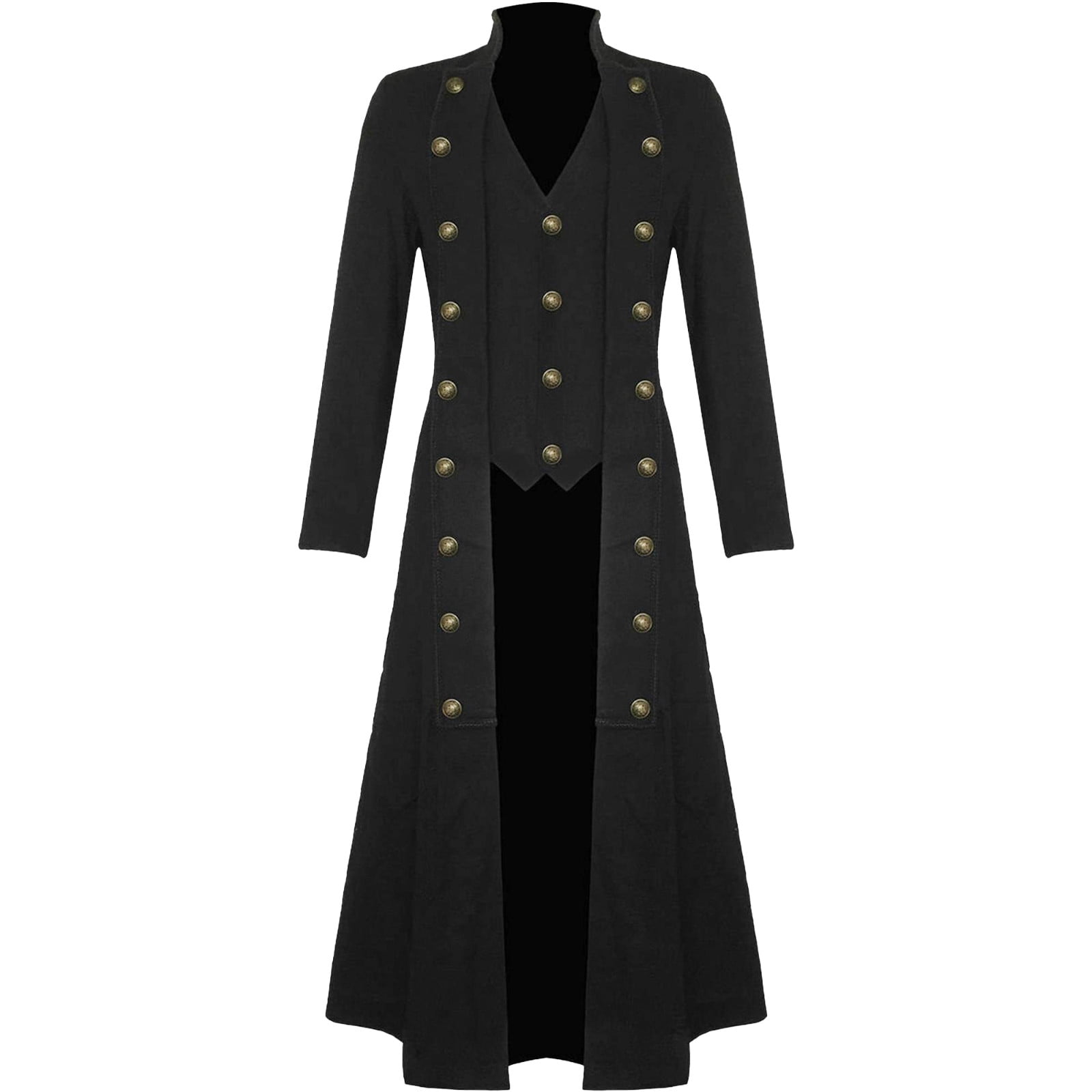 Ahabrexf Gothic Clothing All Men's Halloween Clothing Gothic Steampunk ...