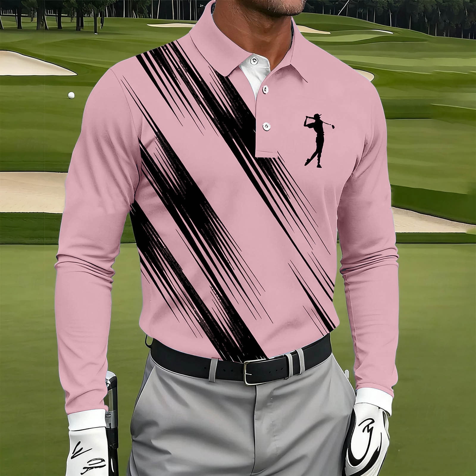 Ahabrexf Men's Shirts Casual,Men's Printed Collar Shirt Long Sleeve ...