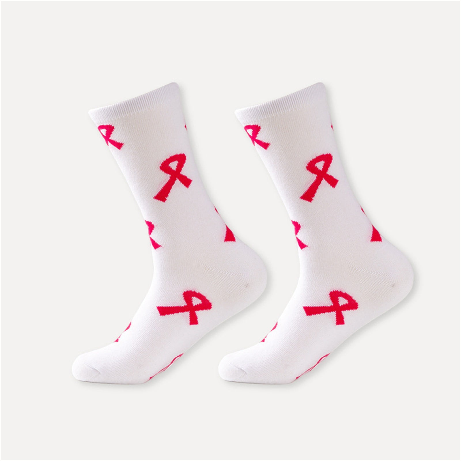 Ahabrexf Mid-Length Knitted Crew Socks for Men and Women, Cozy St ...