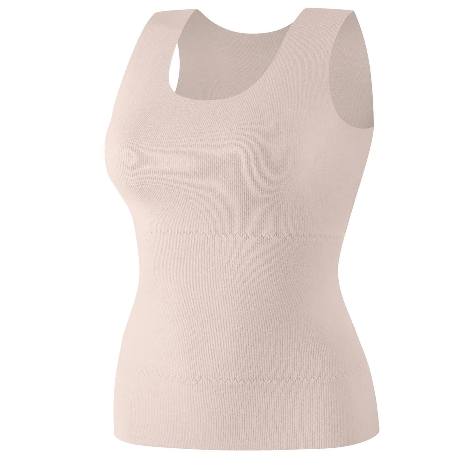 Ahabrexf Padded Bras for Women,Winter Warmth Solid Color Backless ...
