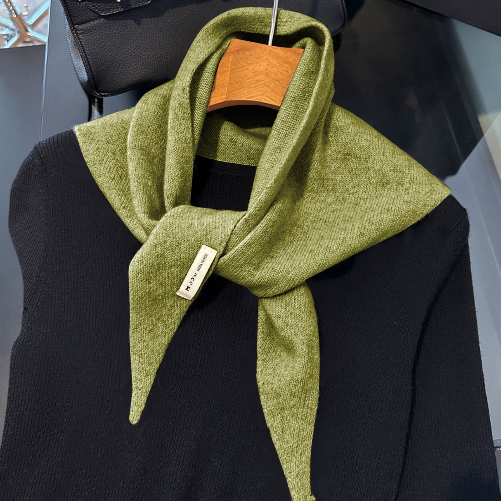 Ahabrexf Scarves for Women,Fashion Winter Warmth Triangular Shawl Scarf ...