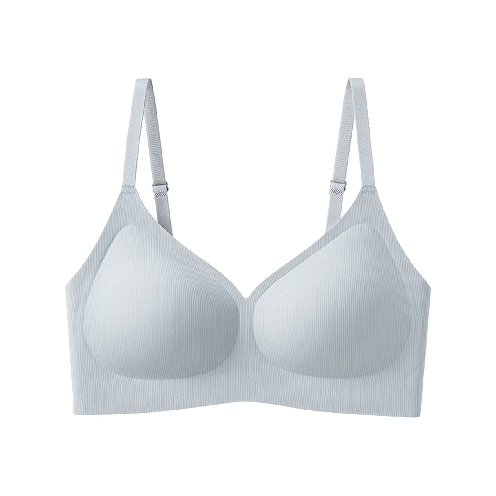 Ahabrexf Seamless Bras for Women,Solid Color Sling Support with ...