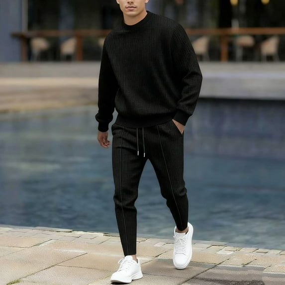 Shirts for Men, Casual Solid Color Pocket Long Sleeve Shirt and ...